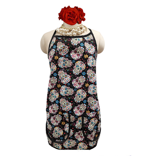 Folkloric Black Apron – Bronze Baboon