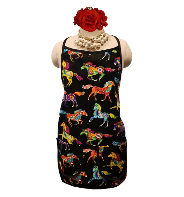 Virgen of Guadalupe Classic Apron – Bronze Baboon